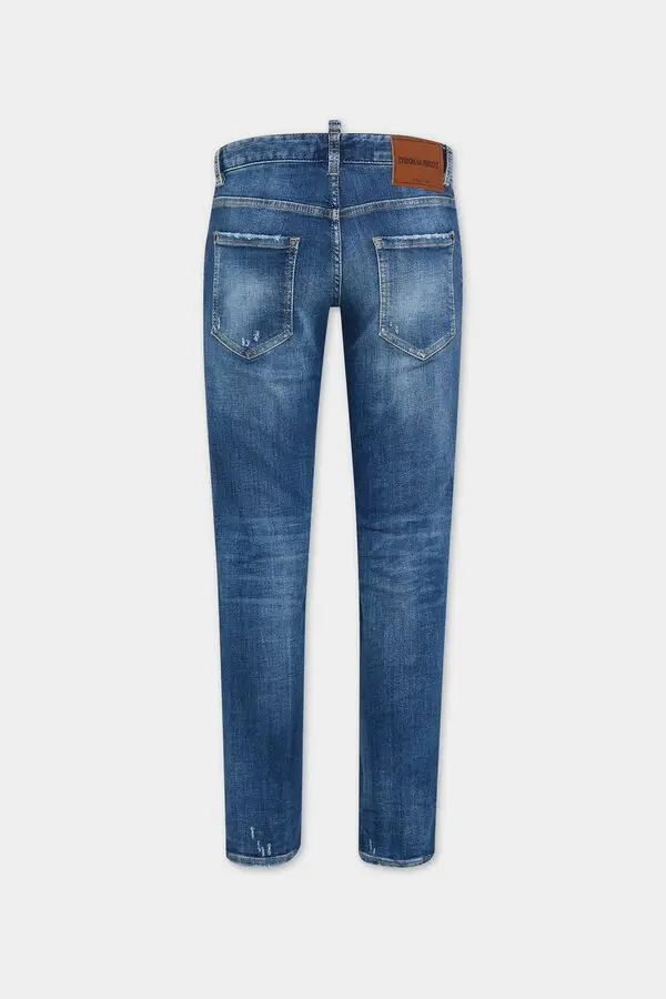 Dsquared2 Medium Wash Jenna Jeans With Distressed Detailing