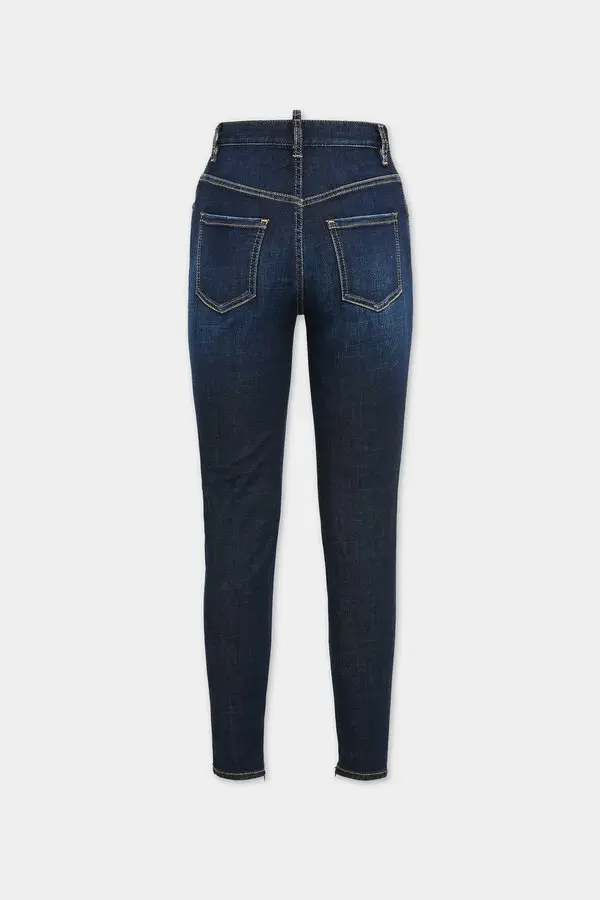 Dsquared2 Dark Wash High Waist Twiggy Jeans