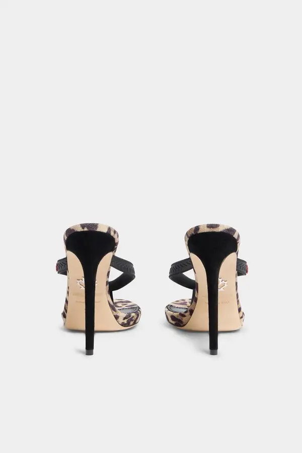 Dsquared2 Mule Sandals - Leopard