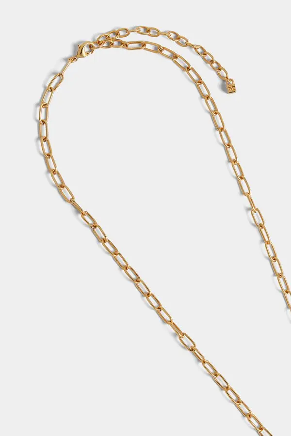 Dsquared2 Logo Enamel Pendant Necklace