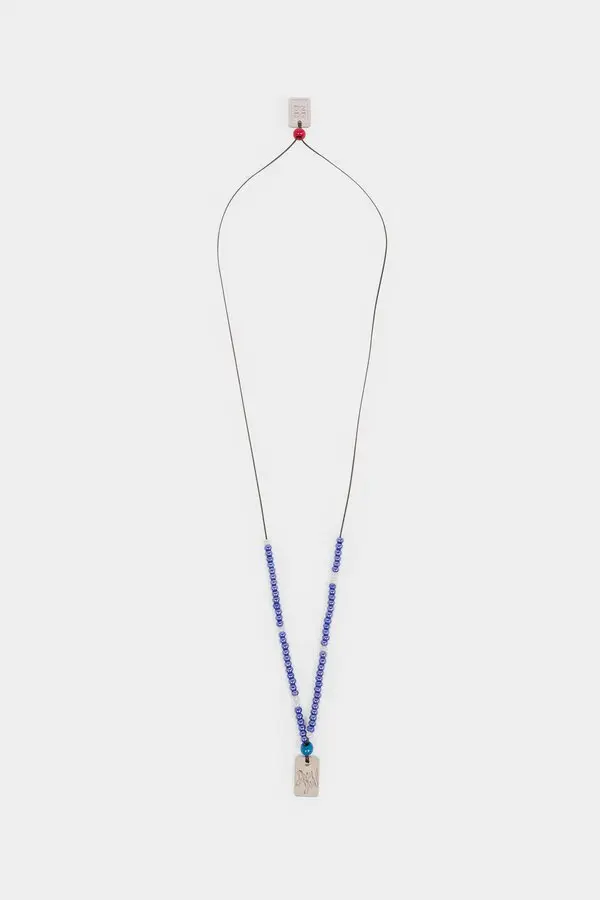 Dsquared2 Charm Necklace With Glass Beads - Fantasy