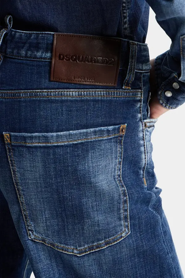 Dsquared2 Dark Smoker Wash Loose Twist Jeans