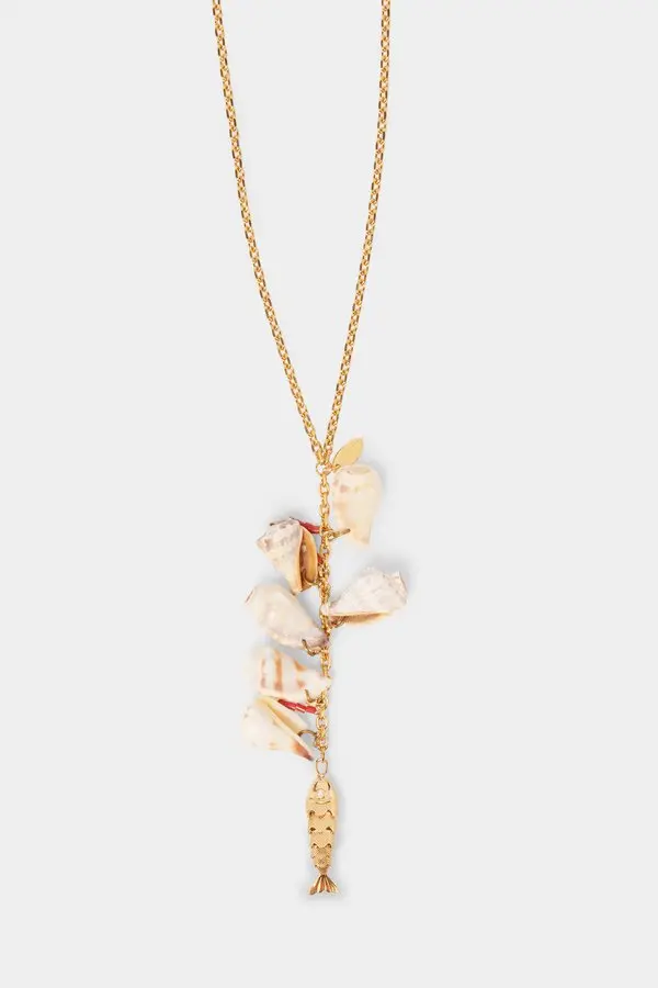Dsquared2 Tone Charm Necklace - Gold