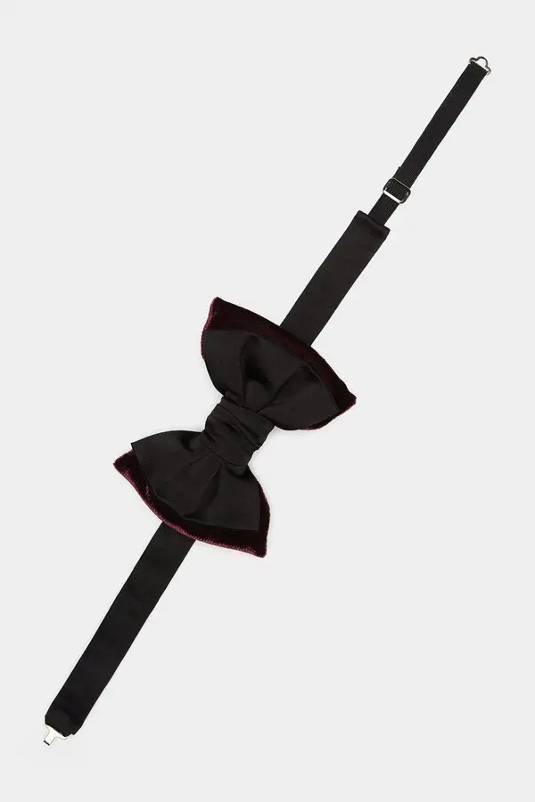 Dsquared2 Silk And Velvet Bow Tie