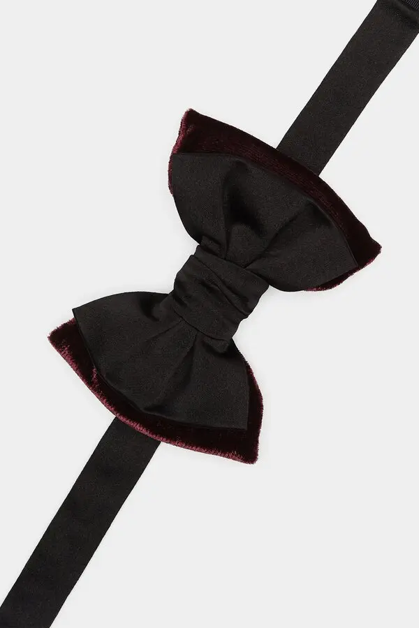 Dsquared2 Silk And Velvet Bow Tie