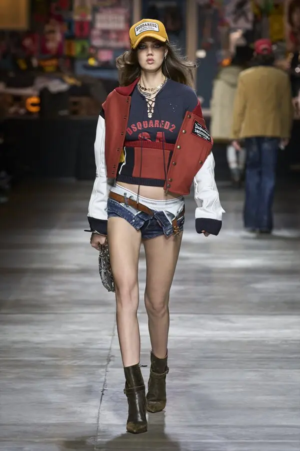 Dsquared2 Varsity Corset Top