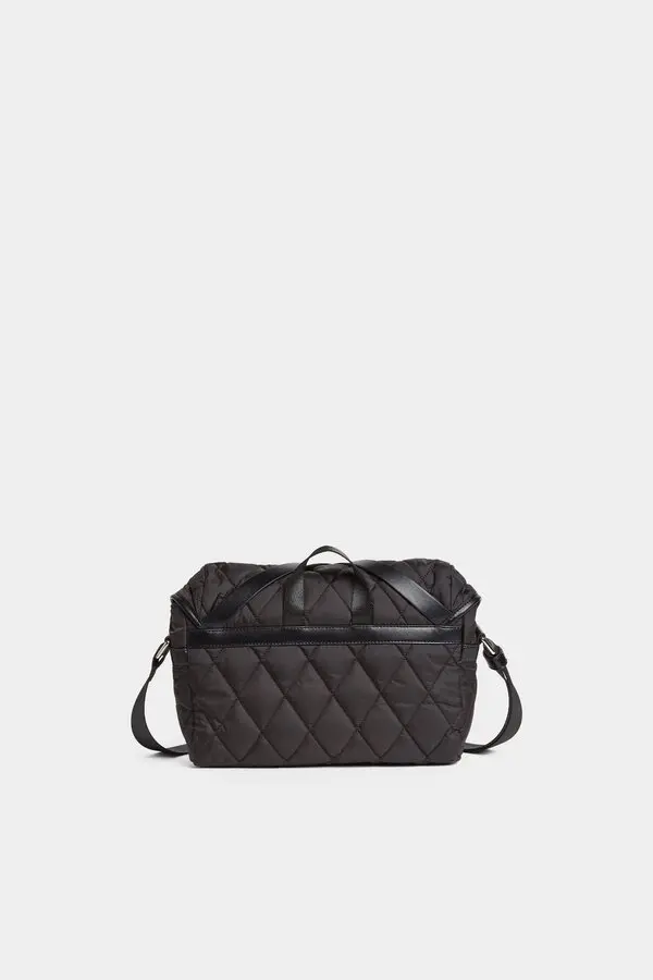 Dsquared2 Quilted Nylon Messenger Bag