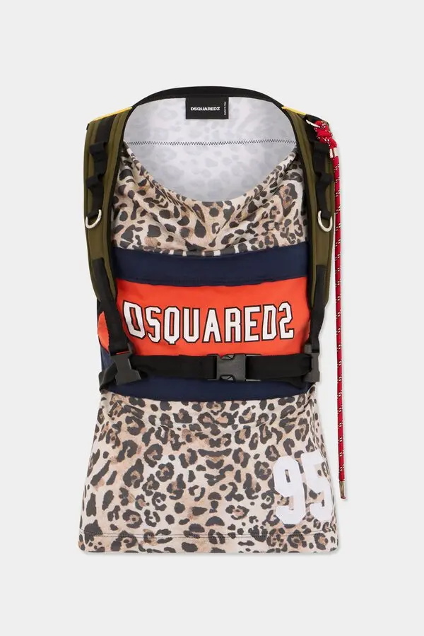 Dsquared2 Wild2" Print Tank Top - Black