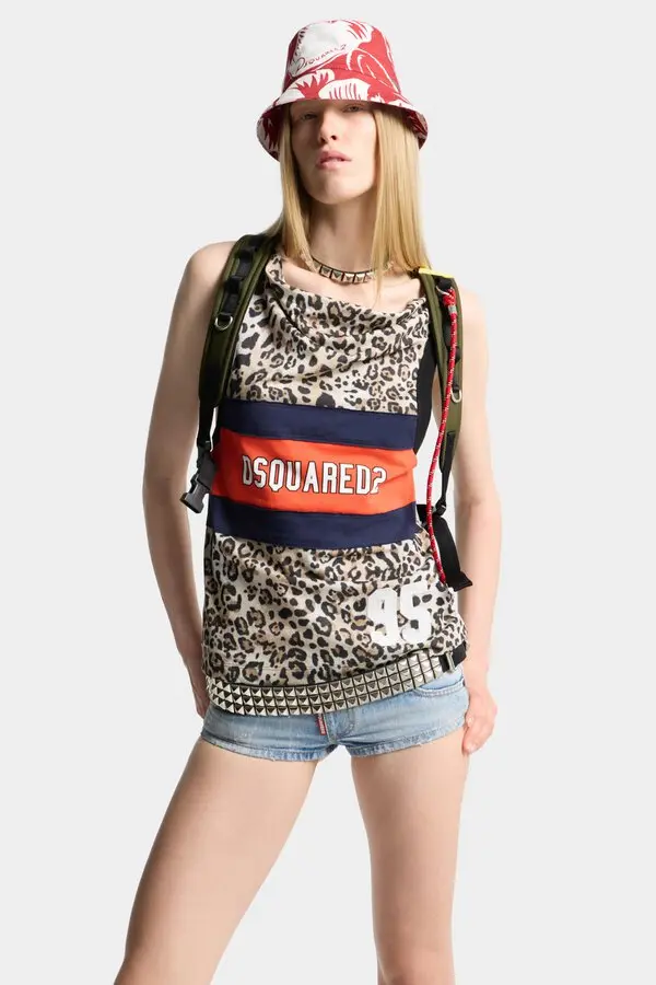 Dsquared2 Wild2" Print Tank Top - Black