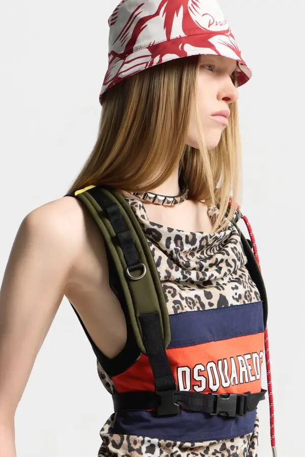 Dsquared2 Wild2" Print Tank Top - Black
