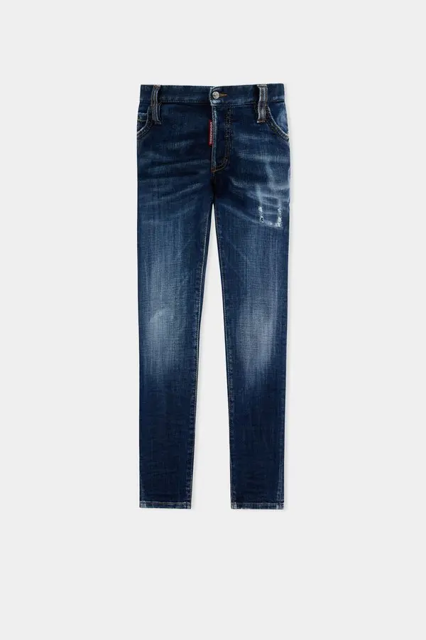 Dsquared2 Dark Wash Skinny Jeans - Blue