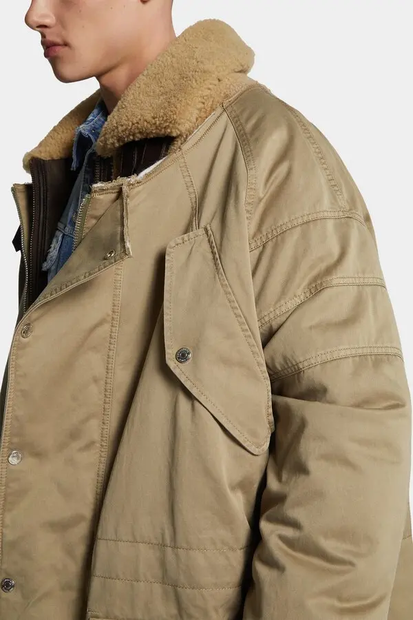 Dsquared2 Raw Cut Washed Parka