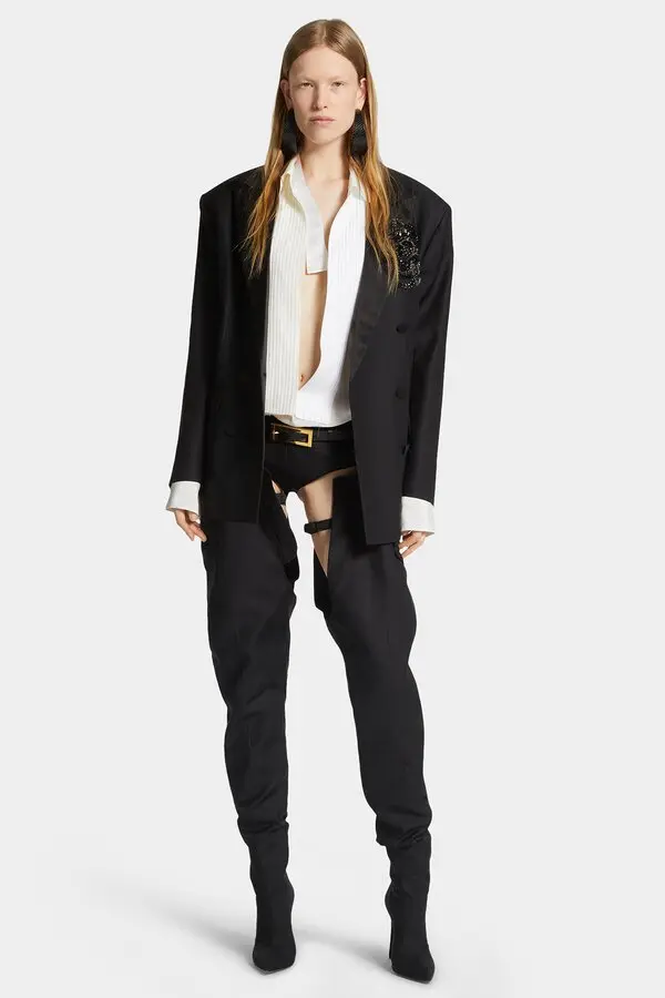 Dsquared2 Double Layer Backless Evening Blazer