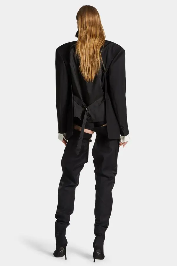 Dsquared2 Double Layer Backless Evening Blazer