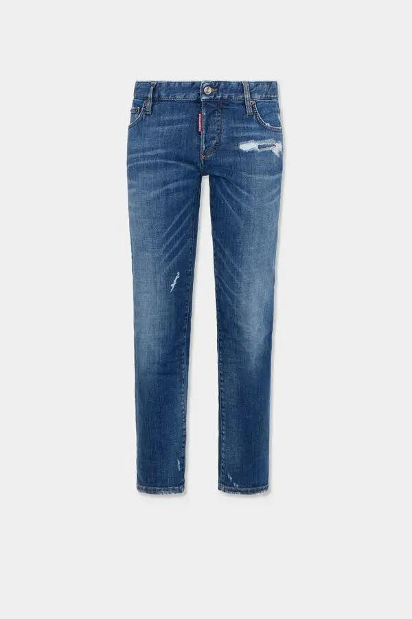 Dsquared2 Medium Perfecto Jenna Jeans - Blue