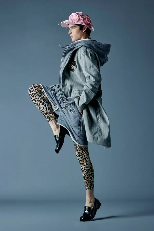 Dsquared2 Long Hooded Coat With Distressed Finish