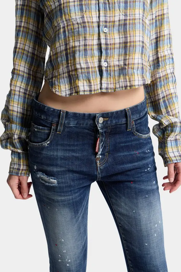 Dsquared2 Medium Easy Red Spots Teddy Jeans