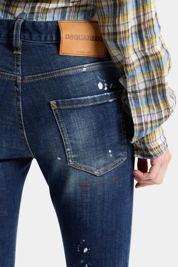 Dsquared2 Medium Easy Red Spots Teddy Jeans