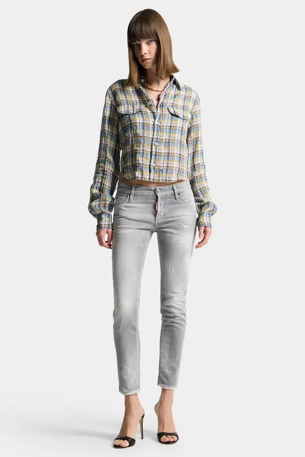 Dsquared2 Brushed Wash Skinny Jeans