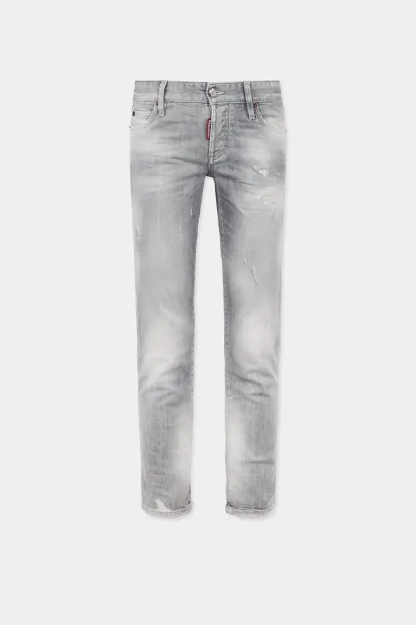 Dsquared2 Brushed Wash Skinny Jeans - Grey