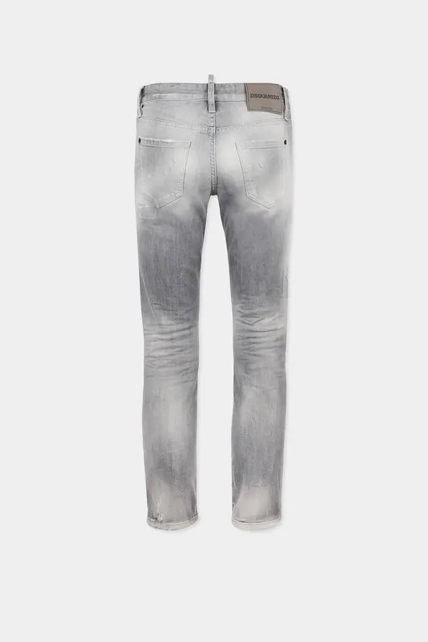 Dsquared2 Brushed Wash Skinny Jeans - Grey