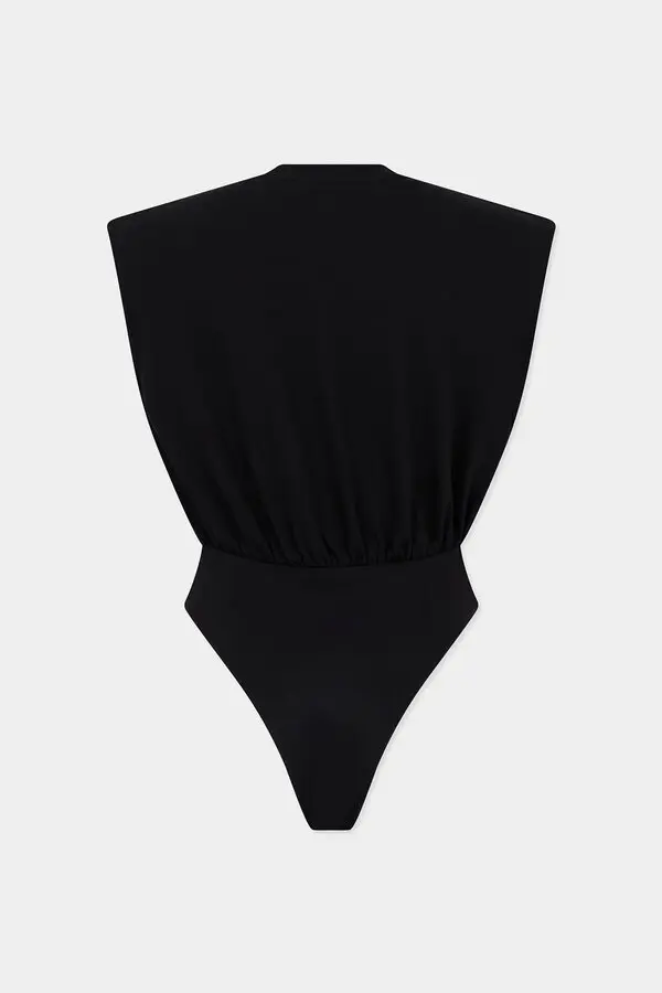 Dsquared2 Iconique Logo Cotton Bodysuit - Black
