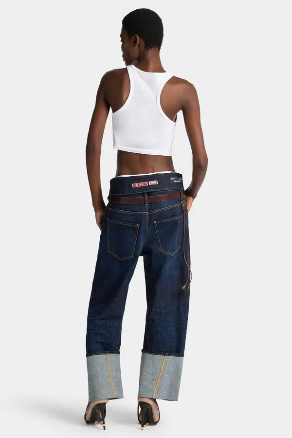 Dsquared2 Dark Urban Loose Twist Jeans