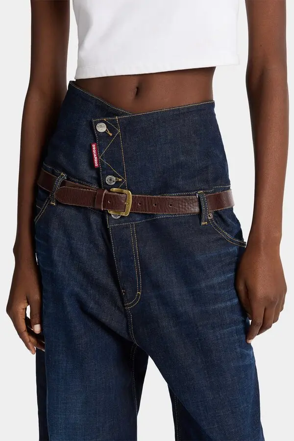 Dsquared2 Dark Urban Loose Twist Jeans
