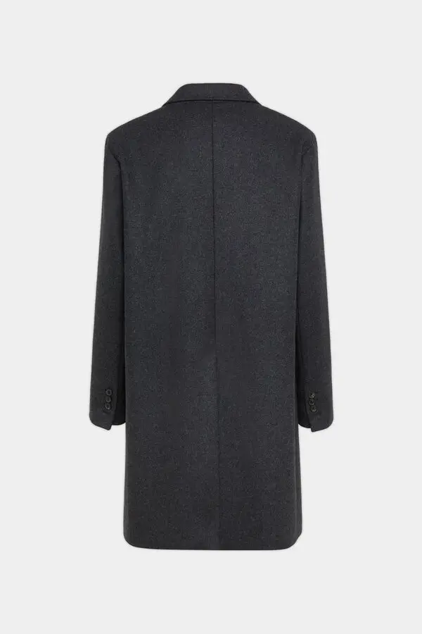 Dsquared2 Wool Felt Tailored Coat - Grey