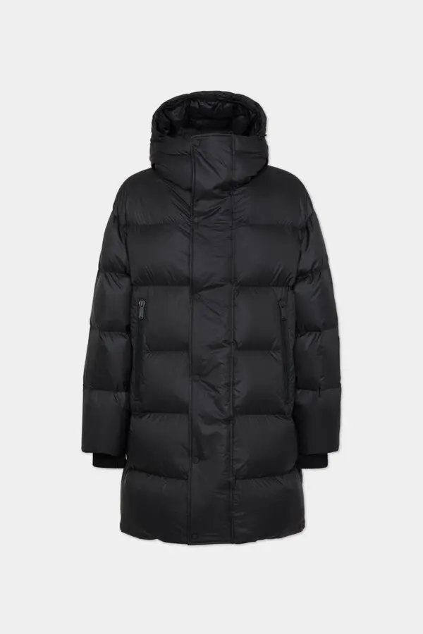 Dsquared2 Nylon Down Coat - Black