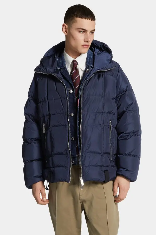Dsquared2 3d Down Jacket - Blue