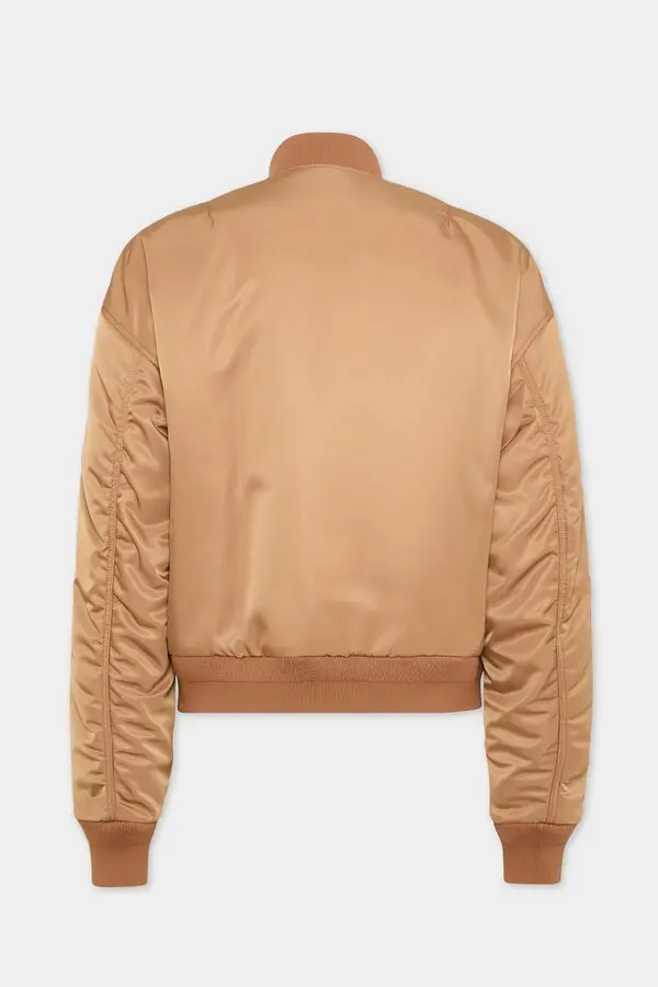 Dsquared2 Faux Fur Bomber Jacket - Black