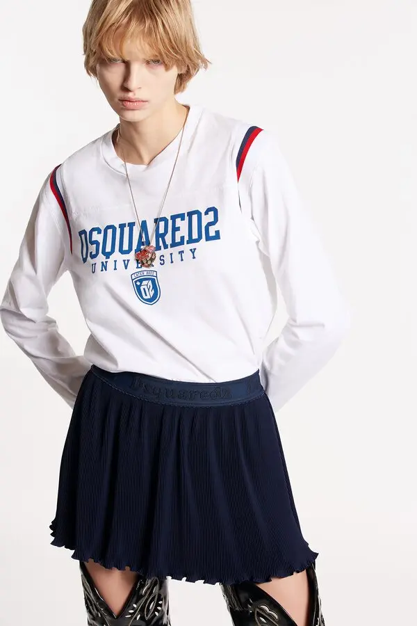 Dsquared2 Pleated Mini Skirt