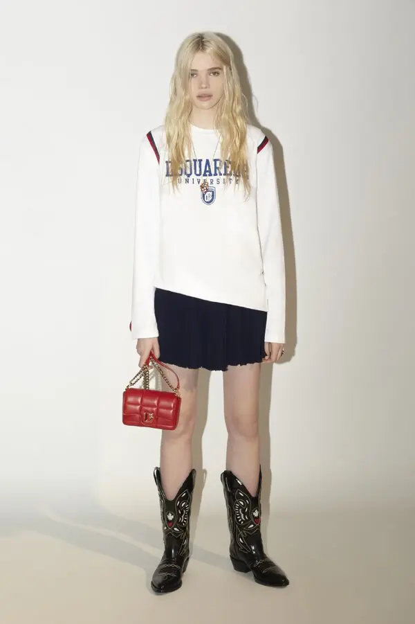Dsquared2 Pleated Mini Skirt