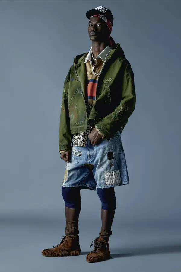 Dsquared2 Handmade Scribbles Hooded Kaban