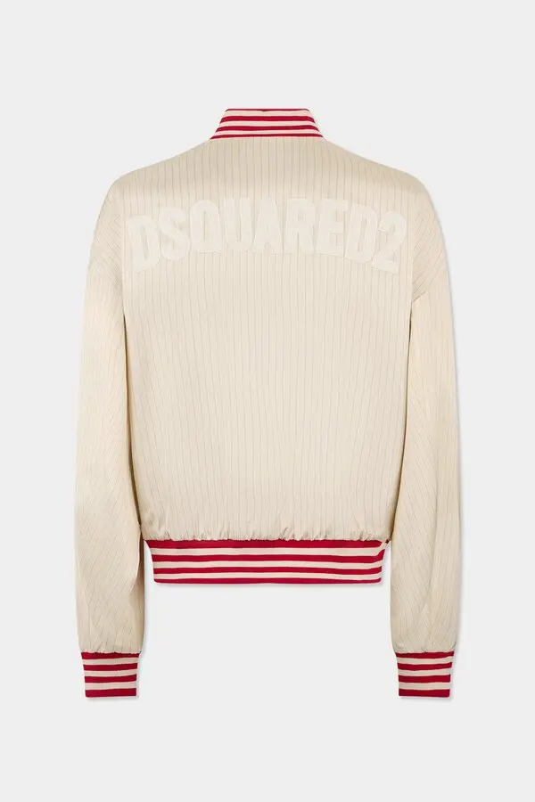 Dsquared2 Striped Bomber Jacket - Fantasy