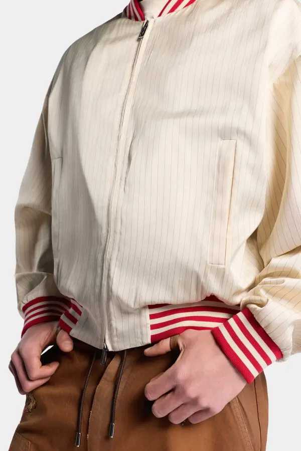 Dsquared2 Striped Bomber Jacket - Fantasy