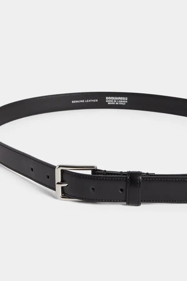 Dsquared2 Classic Buckle Leather Belt