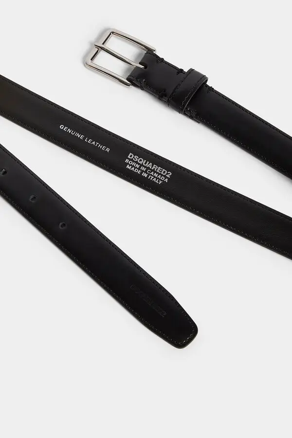 Dsquared2 Classic Buckle Leather Belt