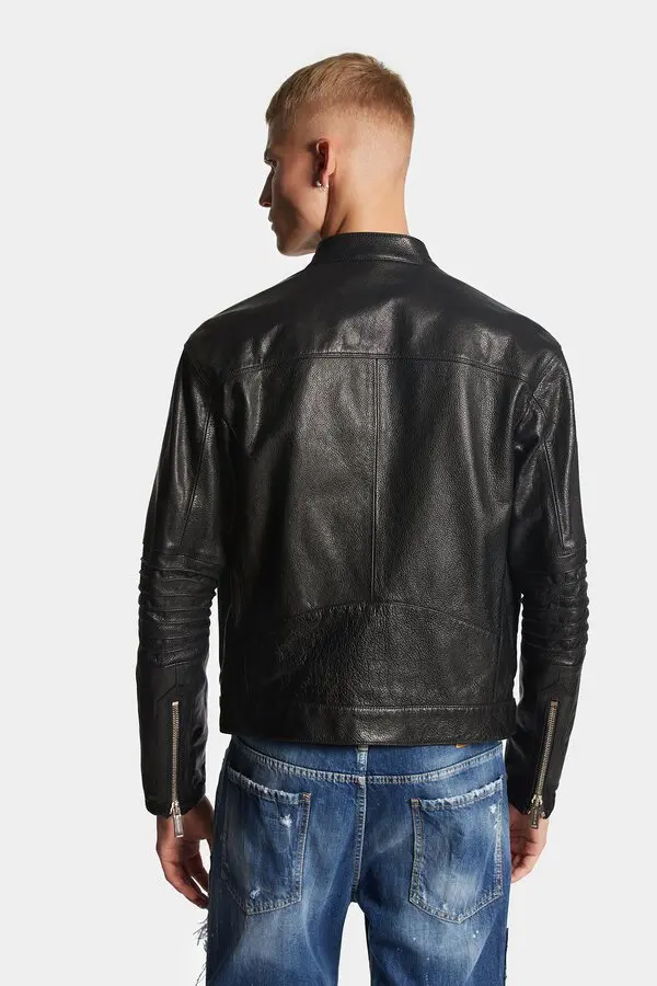 Dsquared2 Rider Leather Jacket