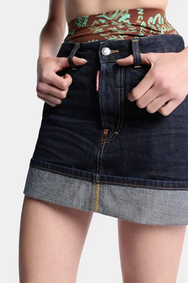Dsquared2 Japanese Denim Skirt
