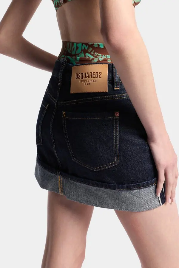 Dsquared2 Japanese Denim Skirt