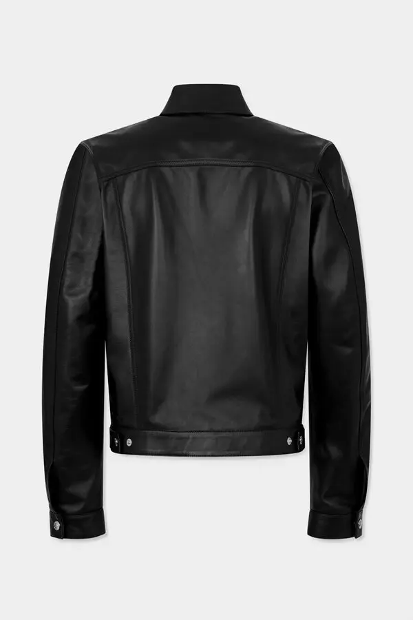 Dsquared2 Leather Boxy Jacket