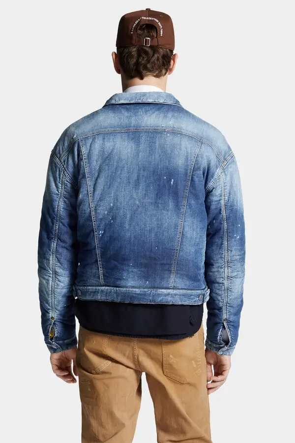 Dsquared2 Padded Denim Trucker Jacket