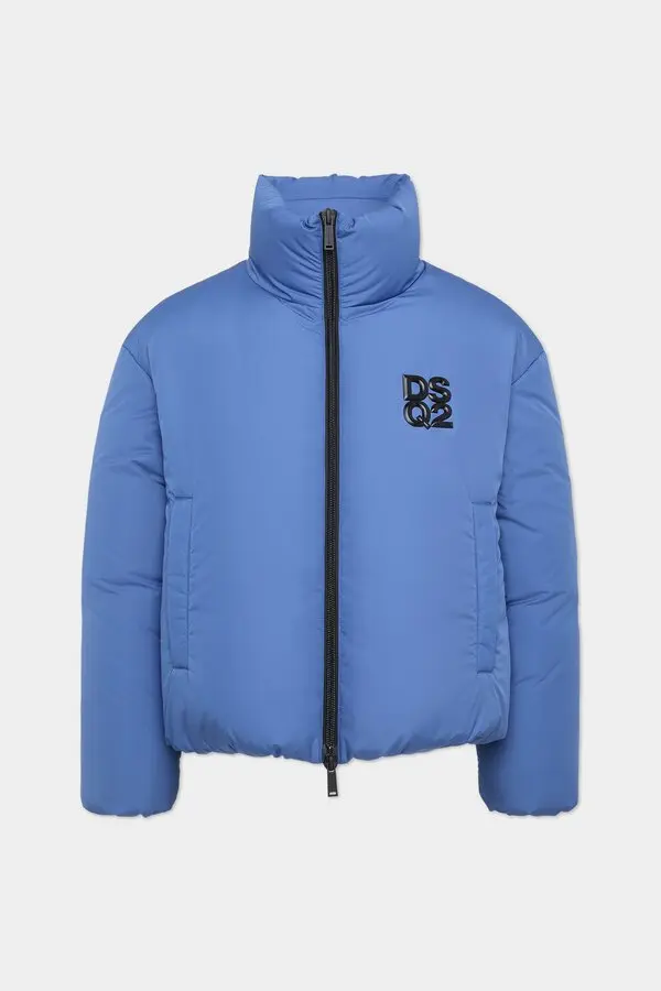 Dsquared2 Dsq2 Ball Nylon Puffer Jacket - Silver