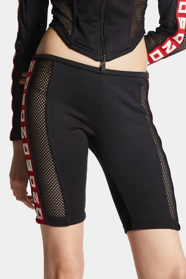 Dsquared2 Mesh Taping Bike Shorts