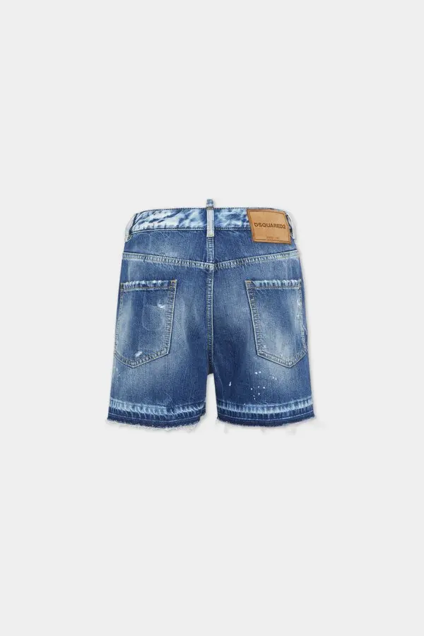 Dsquared2 Medium Ripped Wash Baggy Shorts
