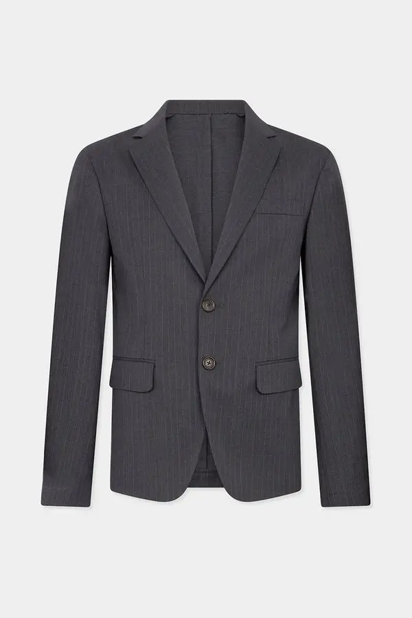 Dsquared2 Pinstriped Single Breasted Blazer - Fantasy
