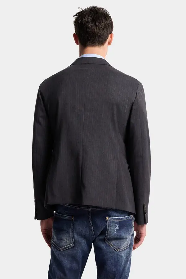 Dsquared2 Pinstriped Single Breasted Blazer