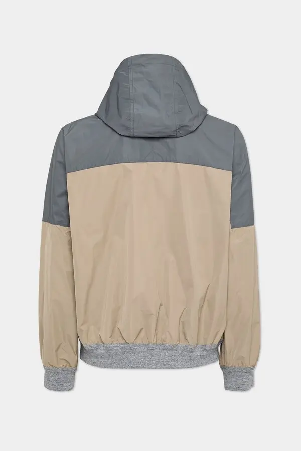Dsquared2 Color-blocked Hooded Bomber Jacket